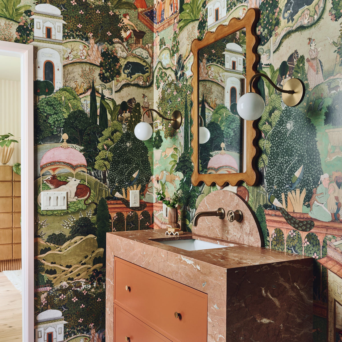 The Perfect Lighting for a Powder Room – Cedar & Moss