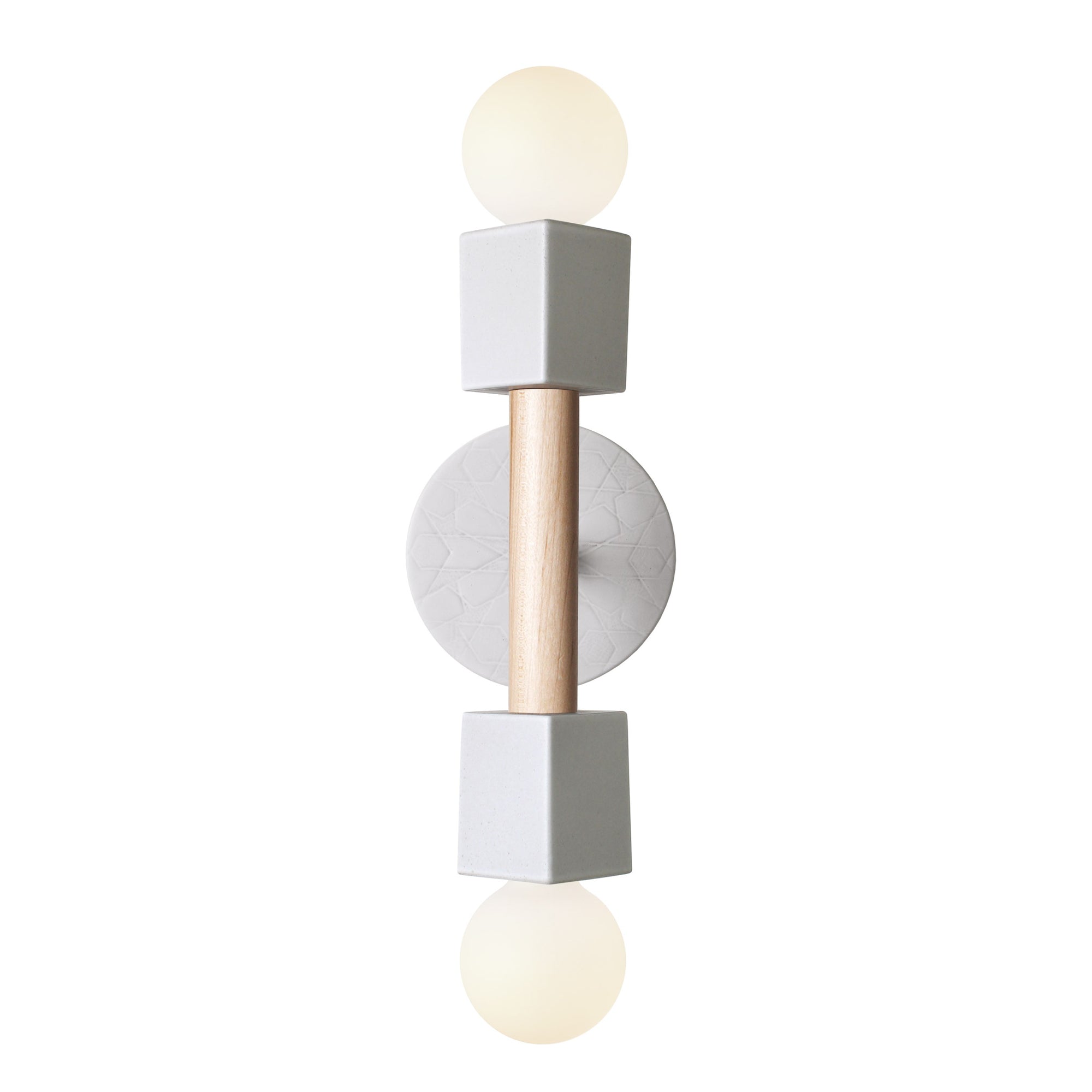 Stanton ceramic sconce by Cedar & Moss and Pratt + Larson